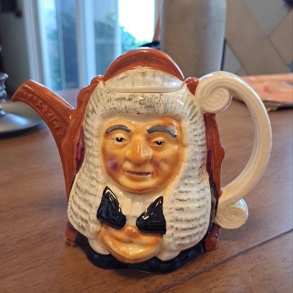 Art | Vtg Staffordshire Fine Ceramic Judge Teapot Made In England Hand ...